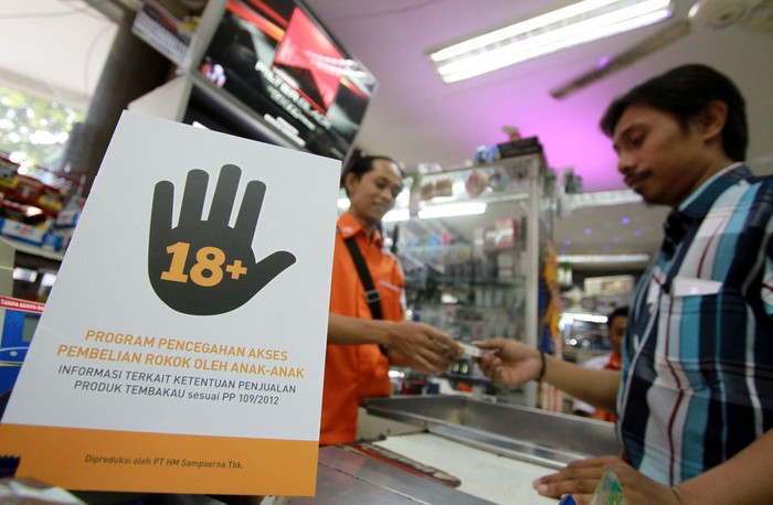 Kampanye Larangan Rokok Dibawah 18 Tahun