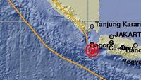 Gempa 5 SR Guncang Lebak, Tak Berpotensi Tsunami