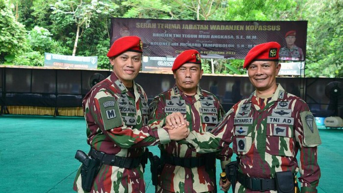 Richard Tampubolon Resmi Jabat Wadanjen Kopassus Richard Tampubolon Resmi Jabat Wadanjen Kopassus