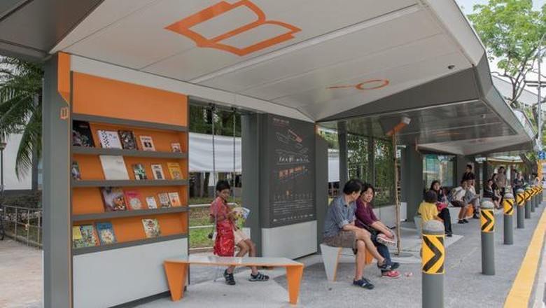 Mungkin Halte Bus Paling Keren Ada di Singapura