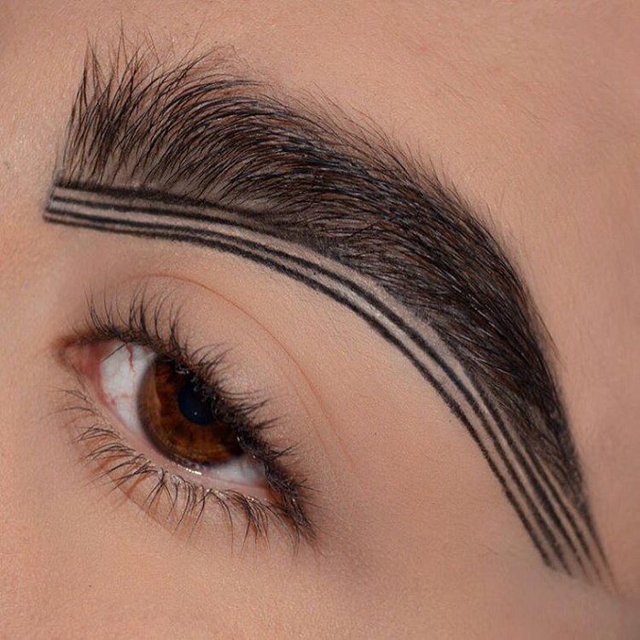 Foto: 11 Bentuk Alis Unik dan Aneh yang Viral di Instagram - Halaman 12