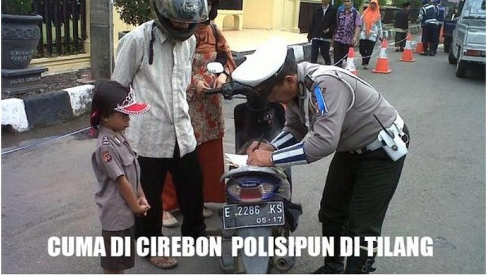 Meme Lucu Ditilang Polisi