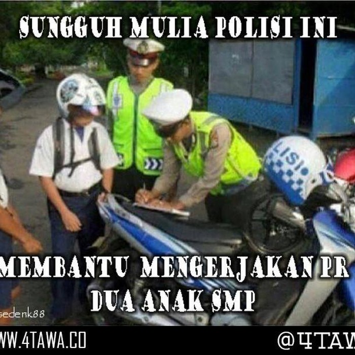 Meme Lucu Ditilang Polisi (2)