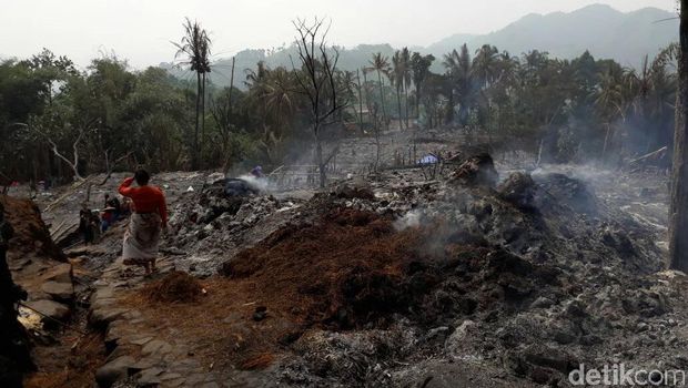 Ini Foto Baduy Luar yang Terbakar Habis, Sedih Banget Lihatnya