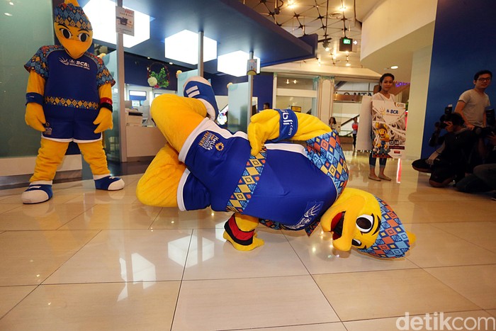 Maskot BCA Indonesia Open 2017