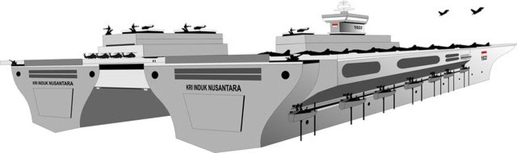 KRI Nusantara, Mimpi Kapal Induk Terbesar Dunia Bikinan Indonesia KRI Nusantara, Mimpi Kapal Induk Terbesar Dunia Bikinan Indonesia