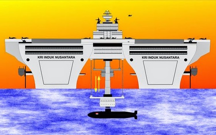 KRI Nusantara, Mimpi Kapal Induk Terbesar Dunia Bikinan Indonesia KRI Nusantara, Mimpi Kapal Induk Terbesar Dunia Bikinan Indonesia