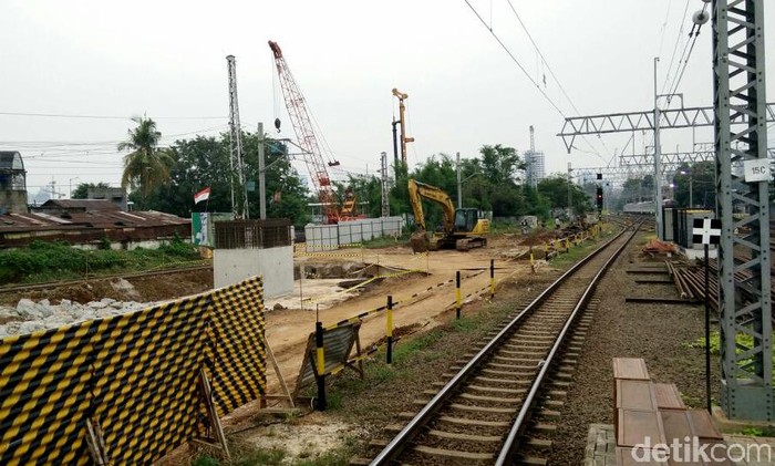 Proyek Stasiun Kereta Bandara di Manggarai Terus Dikebut