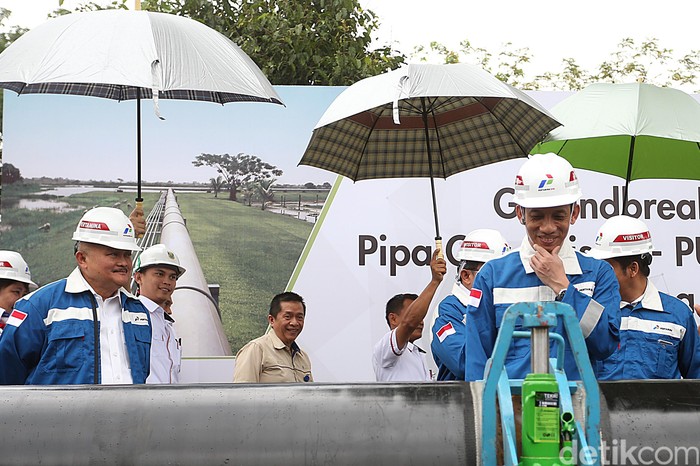 Proyek Pipa Gas Grissik-Pusri Dimulai