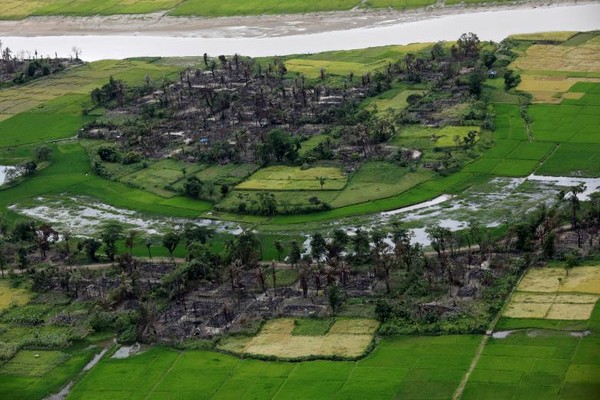 Foto: Desa Cantik Rohingya yang Tinggal Kenangan
