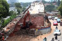 Pembangunan Flyover Simpang Susun Antasari Dikebut