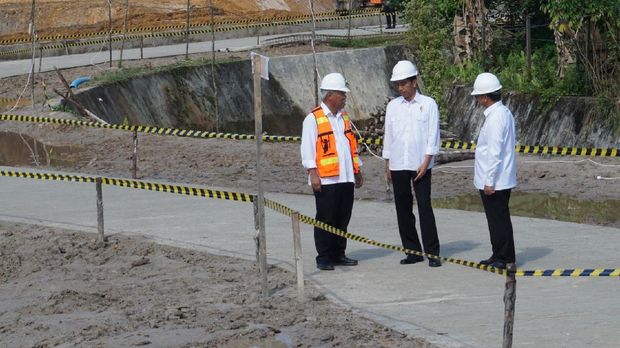 Tinjau Embung Rawasari, Jokowi: Ini untuk Masyarakat Tarakan