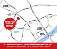 Besok, Transmart Carrefour Palembang City Center Resmi Dibuka