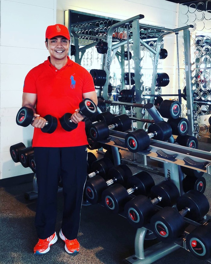 Foto: Riza Muhammad, Ustad Kondang yang Bertubuh Kekar