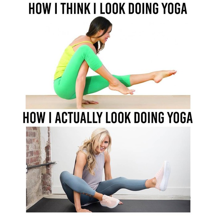 Kumpulan Meme Latihan Yoga yang Failed
