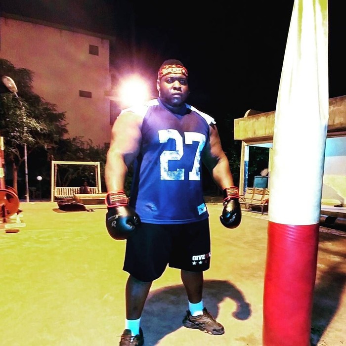 Foto: Iron Biby, Calon Pria Terkuat di Dunia dari Burkina Faso