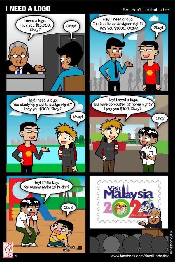Meme Lucu Logo Visit Malaysia 2020 yang Dianggap Jelek