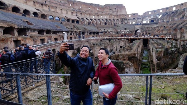 Foto: Arena Hidup Mati Gladiator di Italia