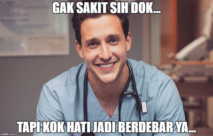 Meme Dokter Cantik dan Tampan yang Bikin Kamu Cepat Sembuh