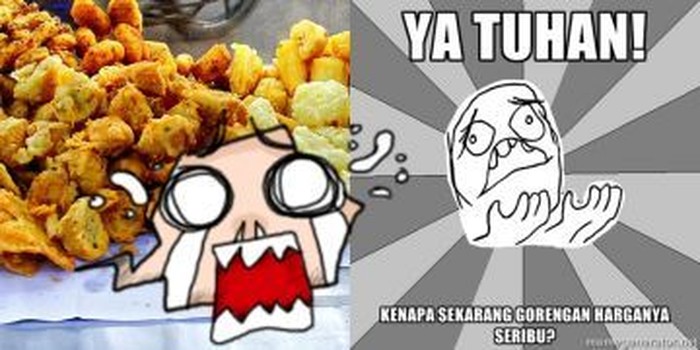 10 Meme Tentang Gorengan Ini Bikin Ngakak Sampai Bikin Baper