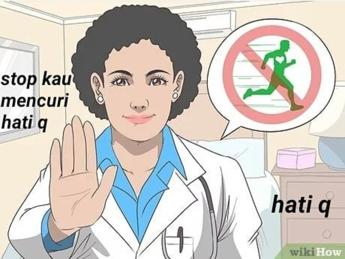 Meme Lucu Beragam Ilustrasi Kesehatan yang Dibuat Enggak Nyambung