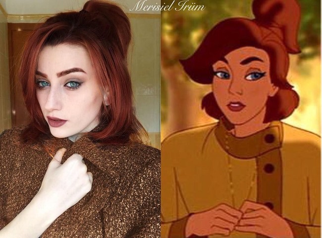 Wajah Mirip Karakter Disney, Model Ini Cocok Jadi Ariel Hingga Fiona
