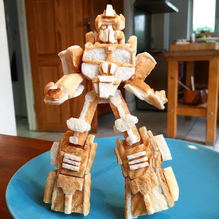 Unik! Kreasi Roti Keren Ini Dibuat Seorang Ayah untuk Sarapan Putrinya