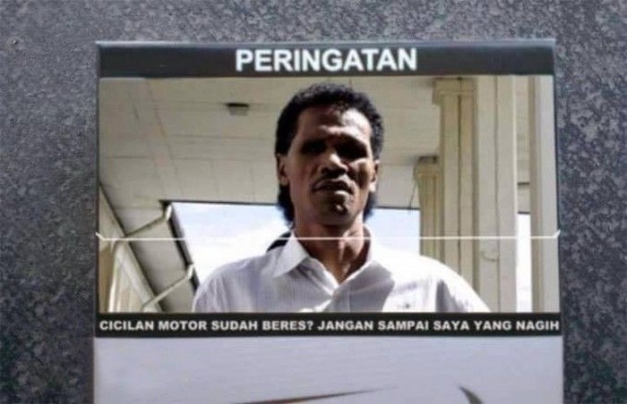 10 Meme Lucu Peringatan Bergambar di Bungkus Rokok