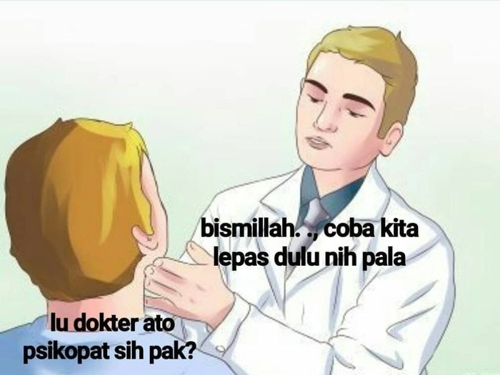 10 Meme Konyol Ilustrasi Kesehatan yang Enggak Nyambung