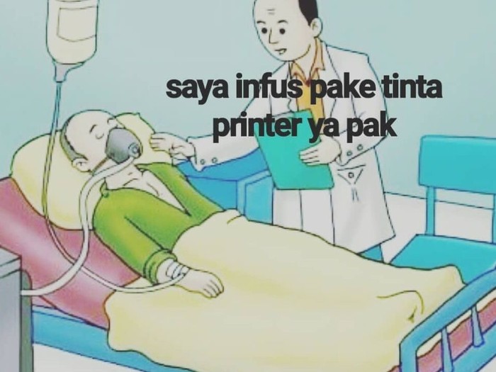 10 Meme Konyol Ilustrasi Kesehatan yang Enggak Nyambung