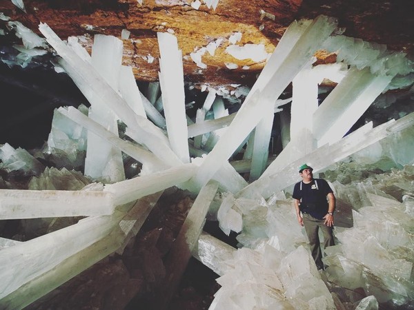 Foto: Gua Kristal Raksasa di Perut Bumi Meksiko