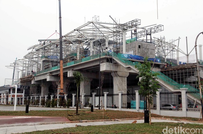 Begini Perkembangan Stasiun LRT Velodrome