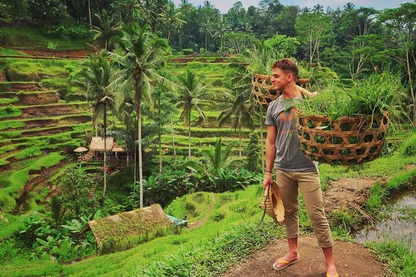 Foto: Liburannya Pramugara Ganteng, Lucas Manente