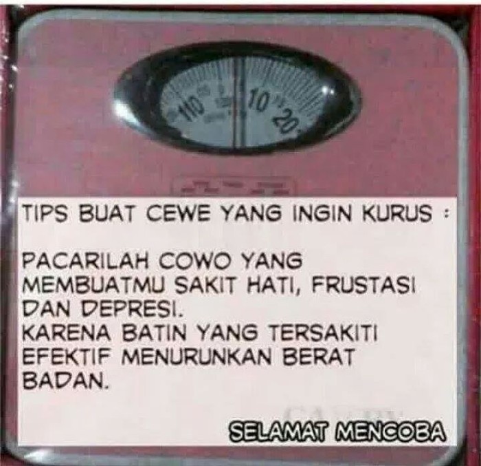 Kocak! Meme Timbangan yang Bikin Berat Badan Kamu Turun dengan Cepat