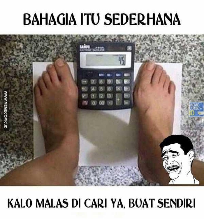 Kocak! Meme Timbangan yang Bikin Berat Badan Kamu Turun dengan Cepat