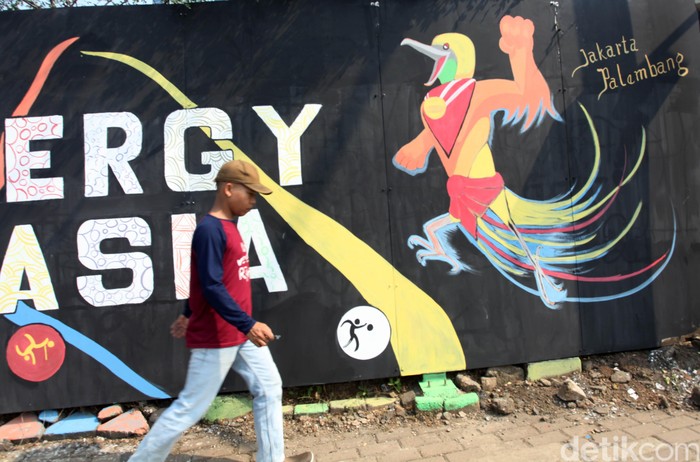 Deretan Mural-mural Lucu Khas Asian Games