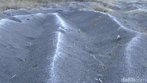 Foto: Bromo Dalam Balutan Embun Es