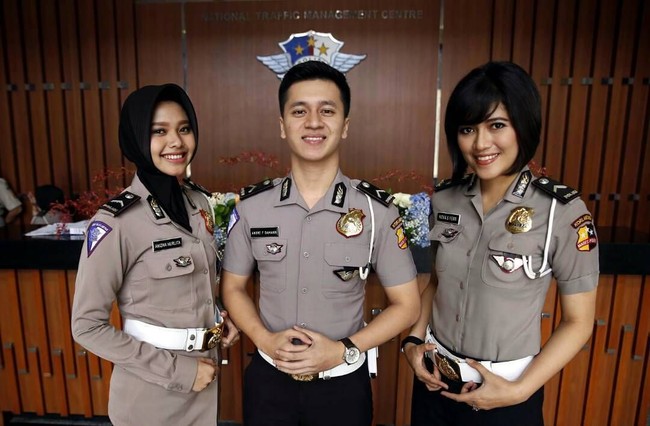 10 Potret Andre Ferdiansyah, Polisi Ganteng yang Bikin Wanita Kesengsem