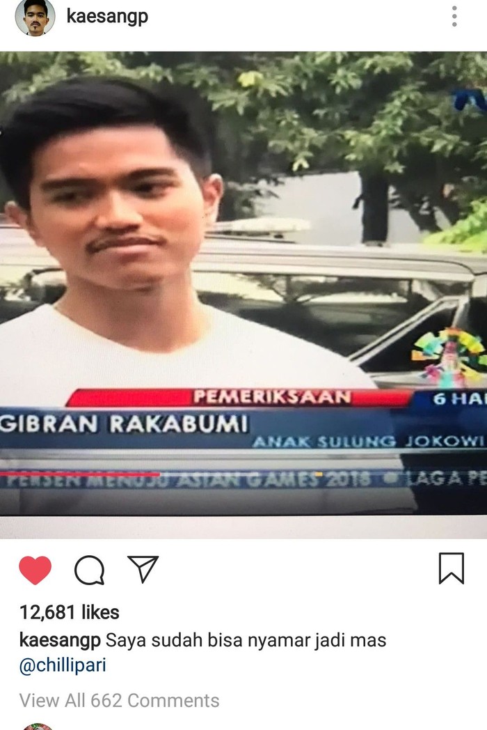 Kelakar Kaesang Putra Jokowi yang 'Nyamar' Jadi Gibran Kelakar Kaesang Putra Jokowi yang 'Nyamar' Jadi Gibran