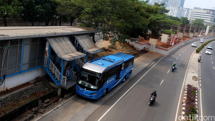 Pembangunan Halte Busway Pengganti di Rasuna Said