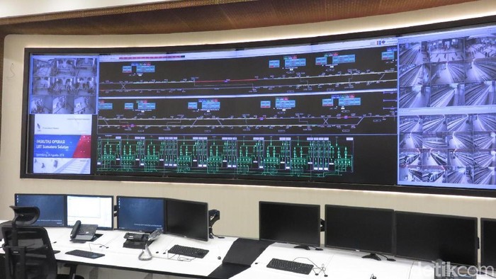 Ini Lho Ruang Pusat Pengendali LRT Palembang