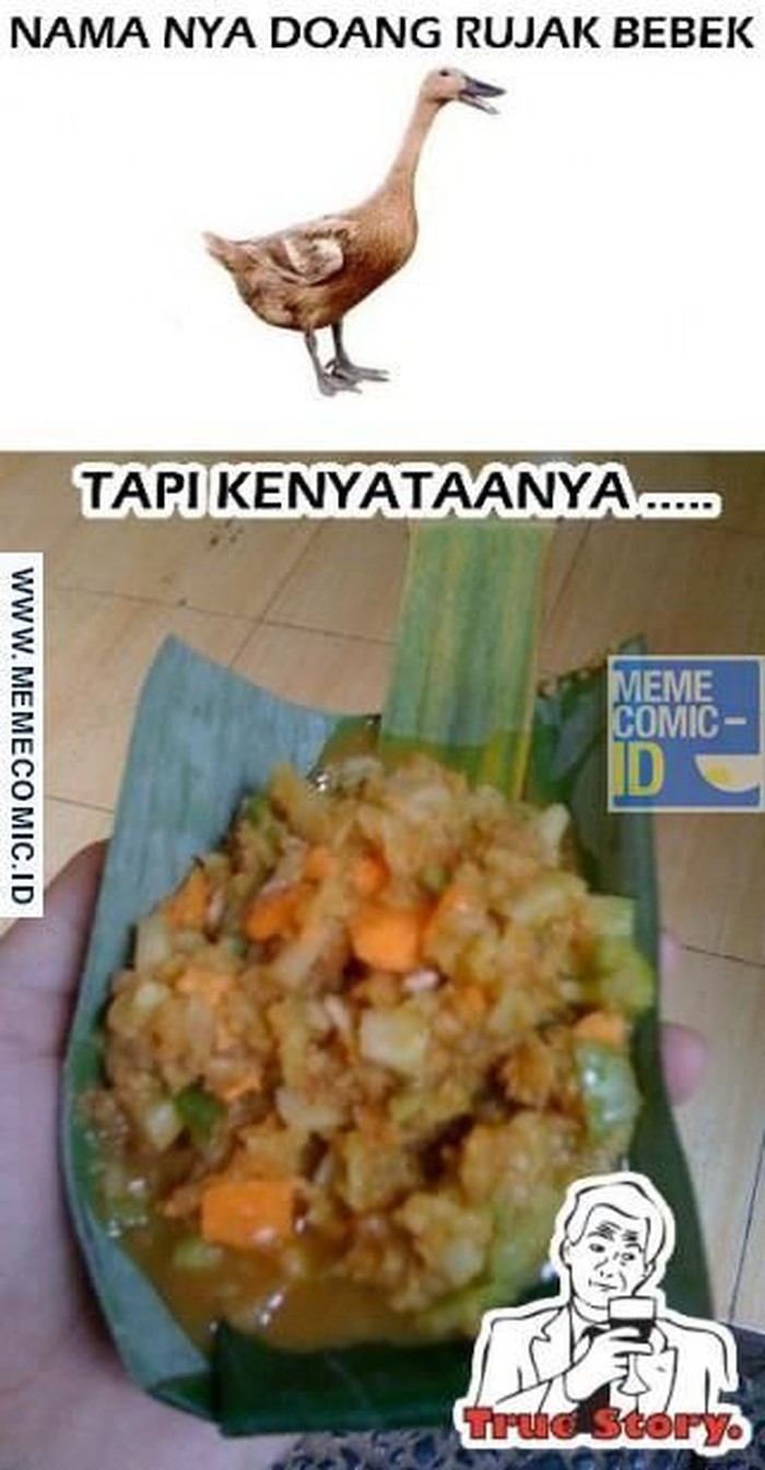 Bukan Cuma Pedas Segar, Meme Rujak Ini Bikin Senyum-senyum Sendiri
