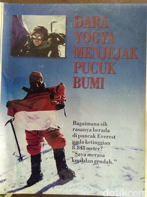 Foto: Clara, Pendaki Indonesia Pertama di Puncak Everest