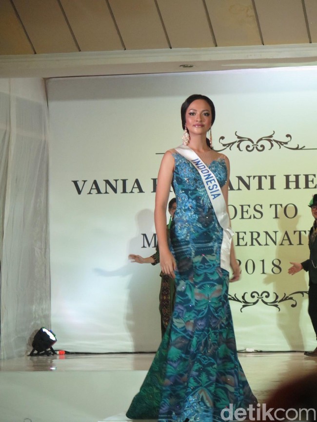 Cantiknya Vania Fitryanti, Wakil Indonesia di Miss International 2018