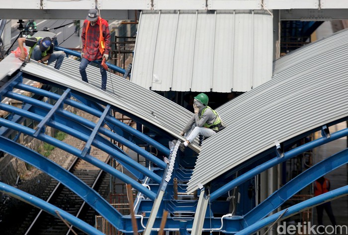Melihat Progres Pembangunan Stasiun Buaran di Jakarta Timur
