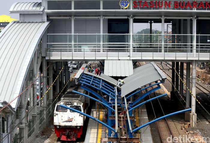 Melihat Progres Pembangunan Stasiun Buaran di Jakarta Timur