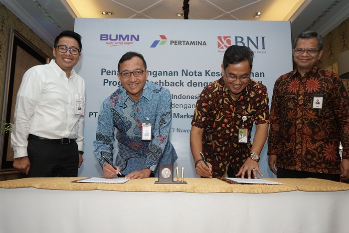 BNI Gandeng Pertamina Operation Region III