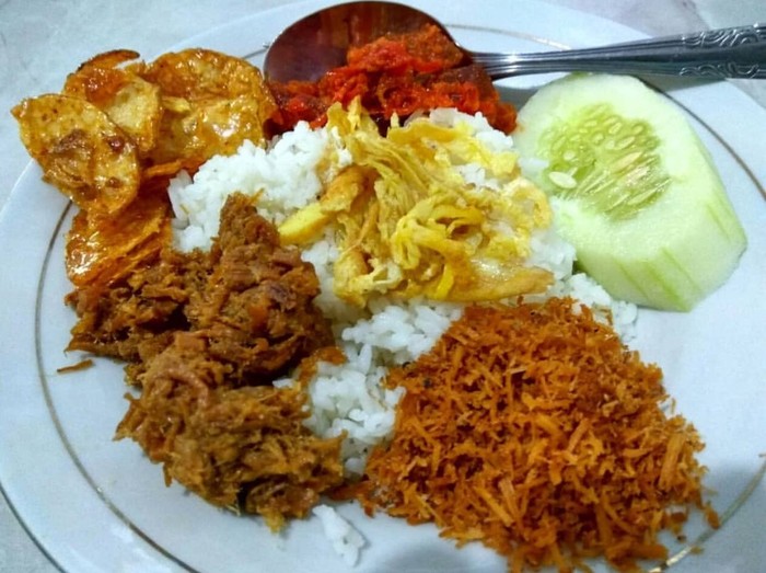 Lapar Berat? Yuk, Sarapan Nasi Langgi, Ramesan Nasi Plus Aneka Lauk