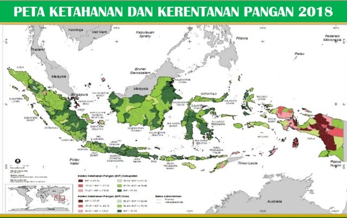 Kementan Sebut Status Ketahanan Pangan 117 Kabupaten Meningkat Kementan Sebut Status Ketahanan Pangan 117 Kabupaten Meningkat