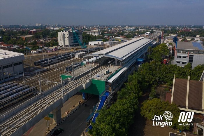 Keren! Deretan Stasiun MRT Jakarta Mulai Nampak Wujudnya